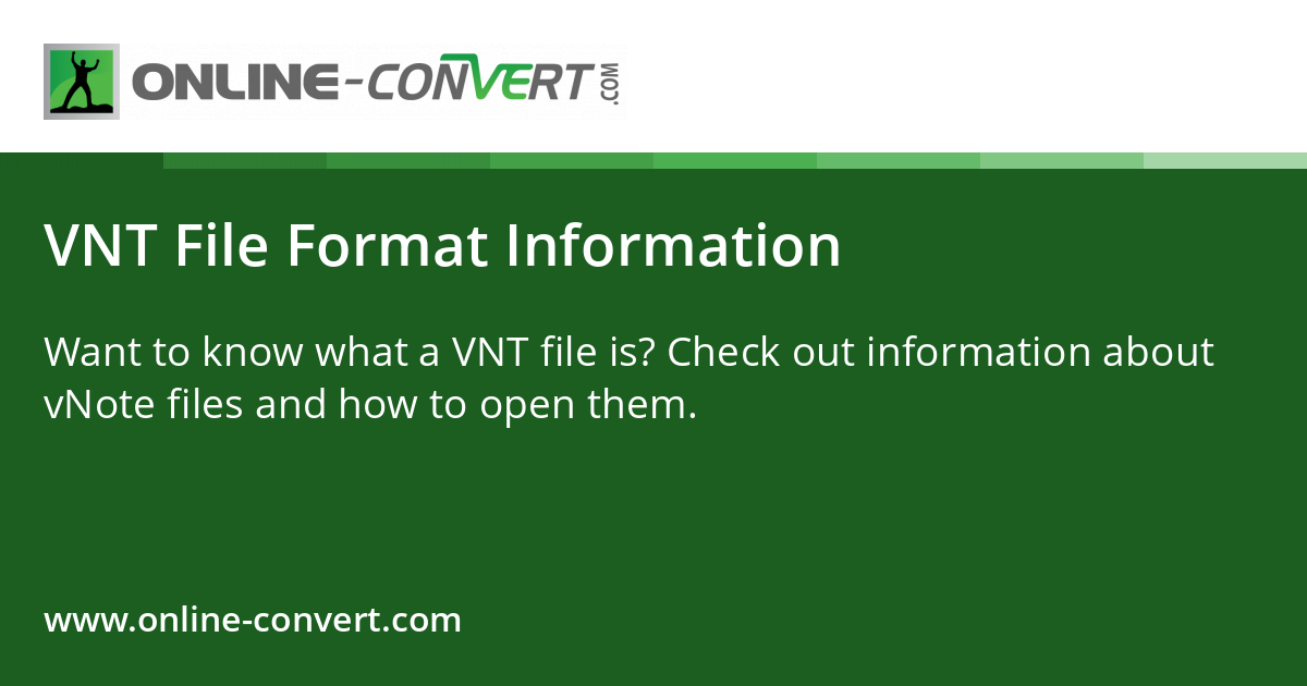 VNT File Format Information