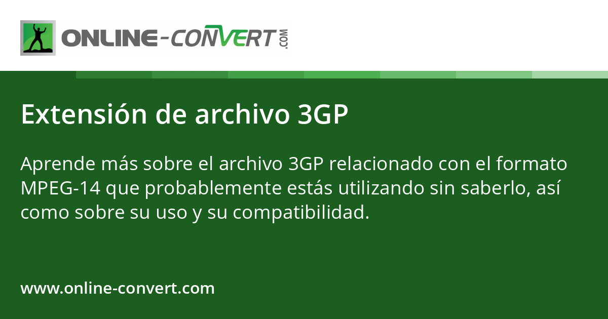 Extensión de archivo 3GP