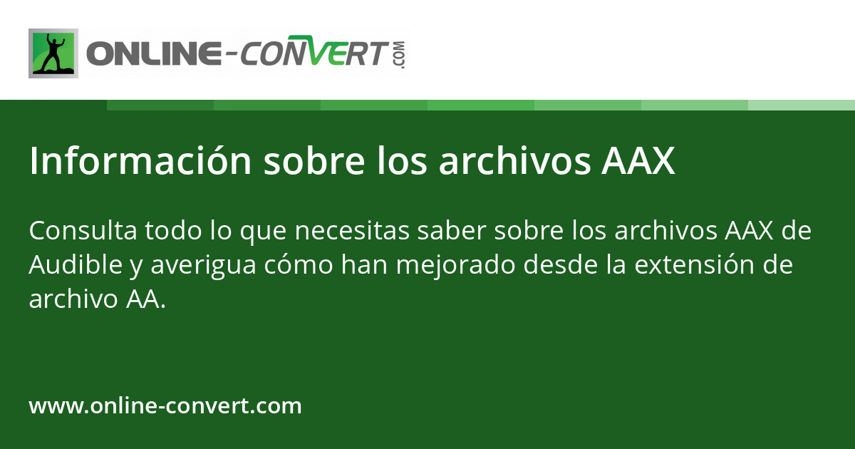 Información sobre los archivos AAX