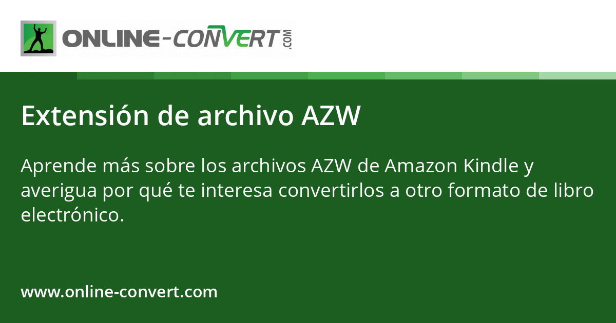 Extensión de archivo AZW