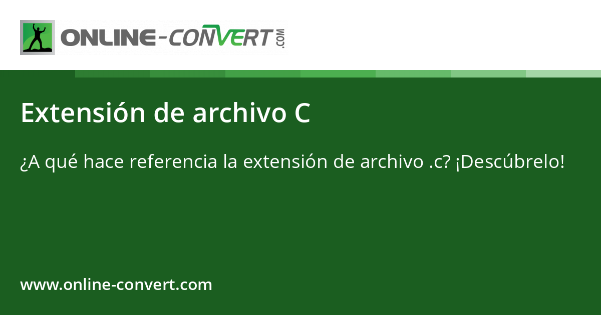 Extensión de archivo C