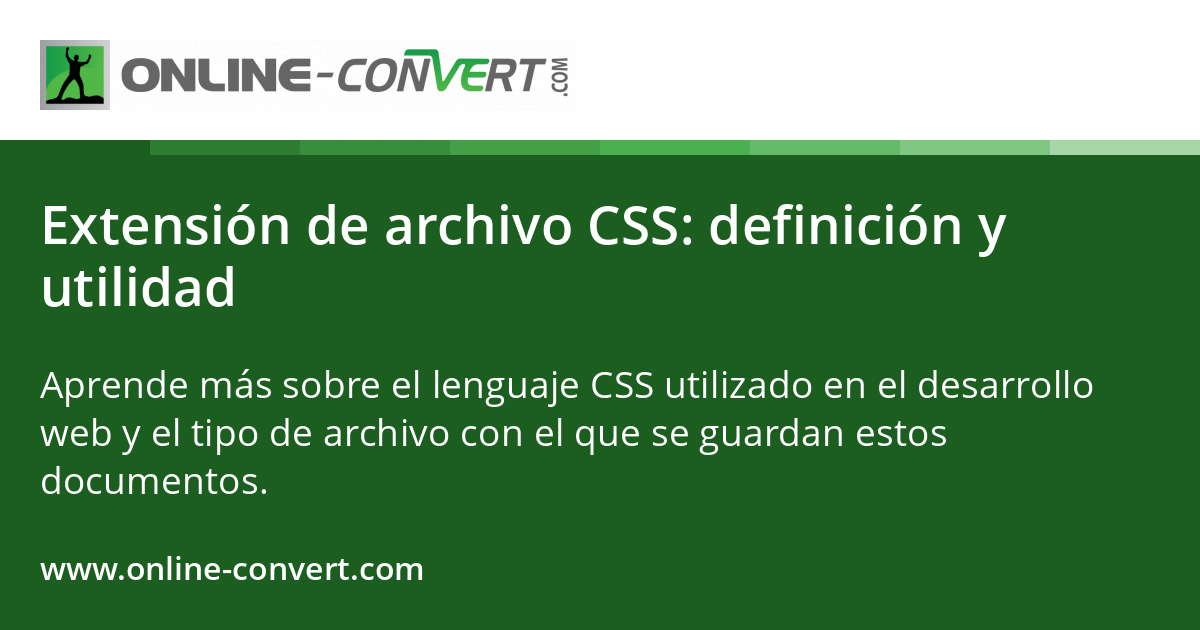 Extensión de archivo CSS: definición y utilidad