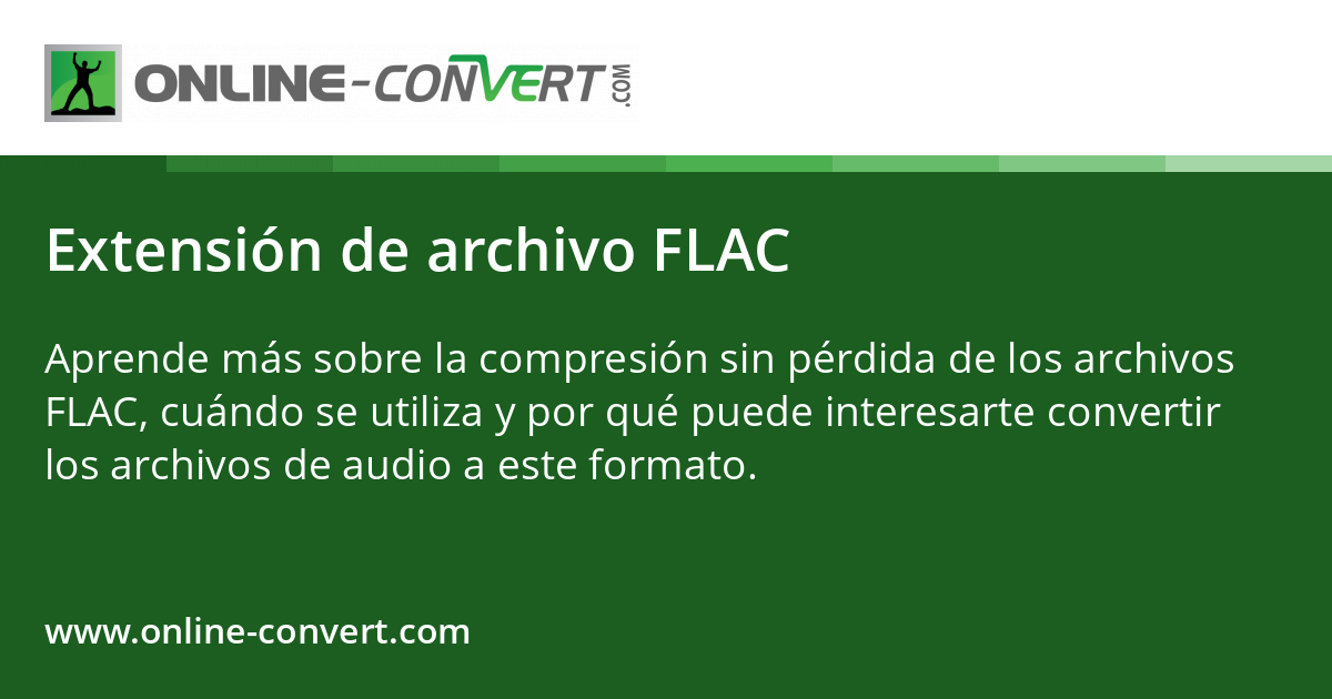 Extensión de archivo FLAC