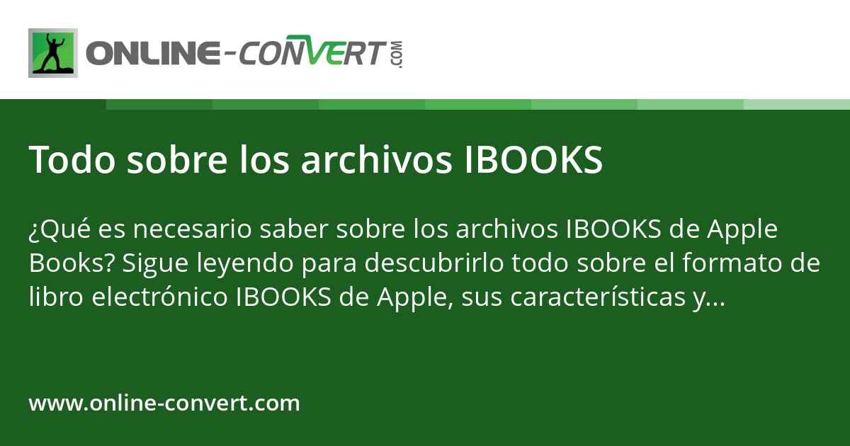 Todo sobre los archivos IBOOKS