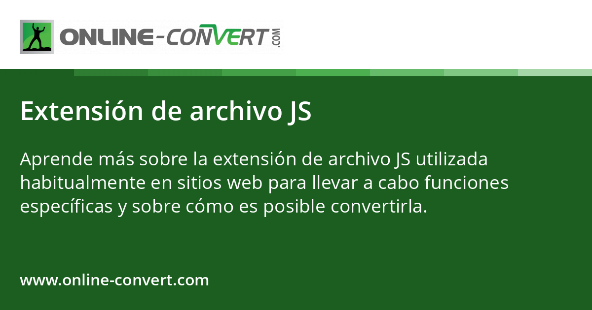 Extensión de archivo JS