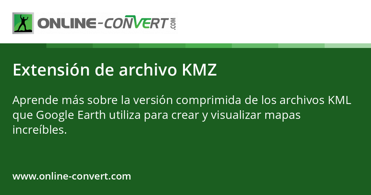 Extensión de archivo KMZ