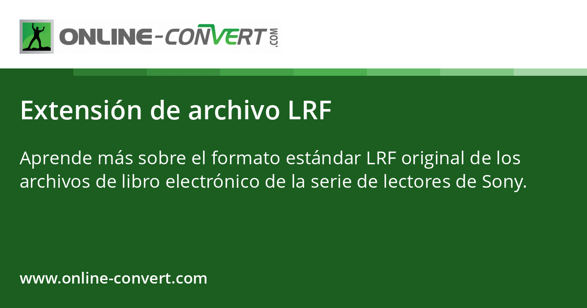 Extensión de archivo LRF