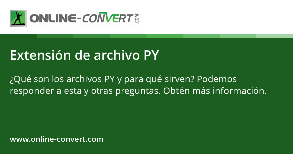 Extensión de archivo PY