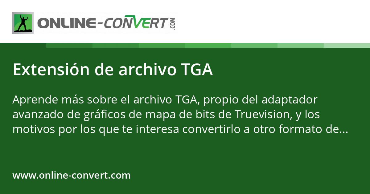 Extensión de archivo TGA