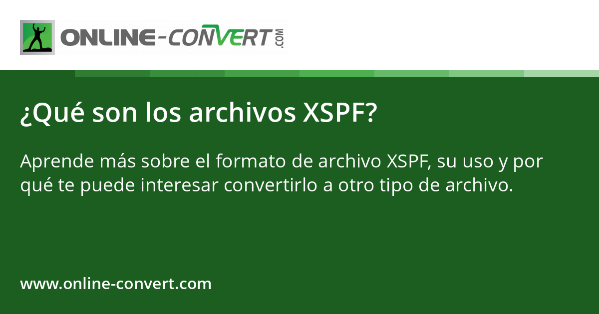 ¿Qué son los archivos XSPF?