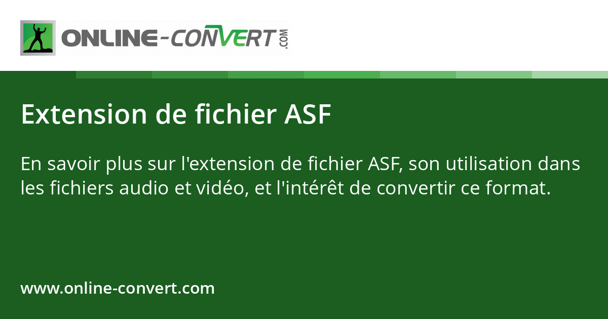 Extension de fichier ASF