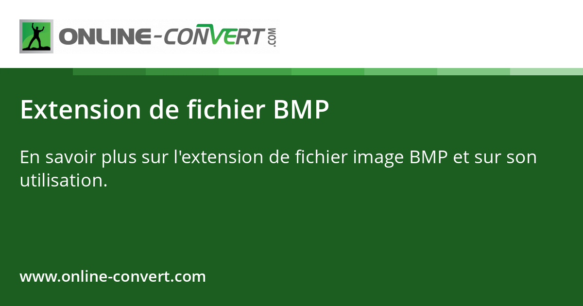 Extension de fichier BMP