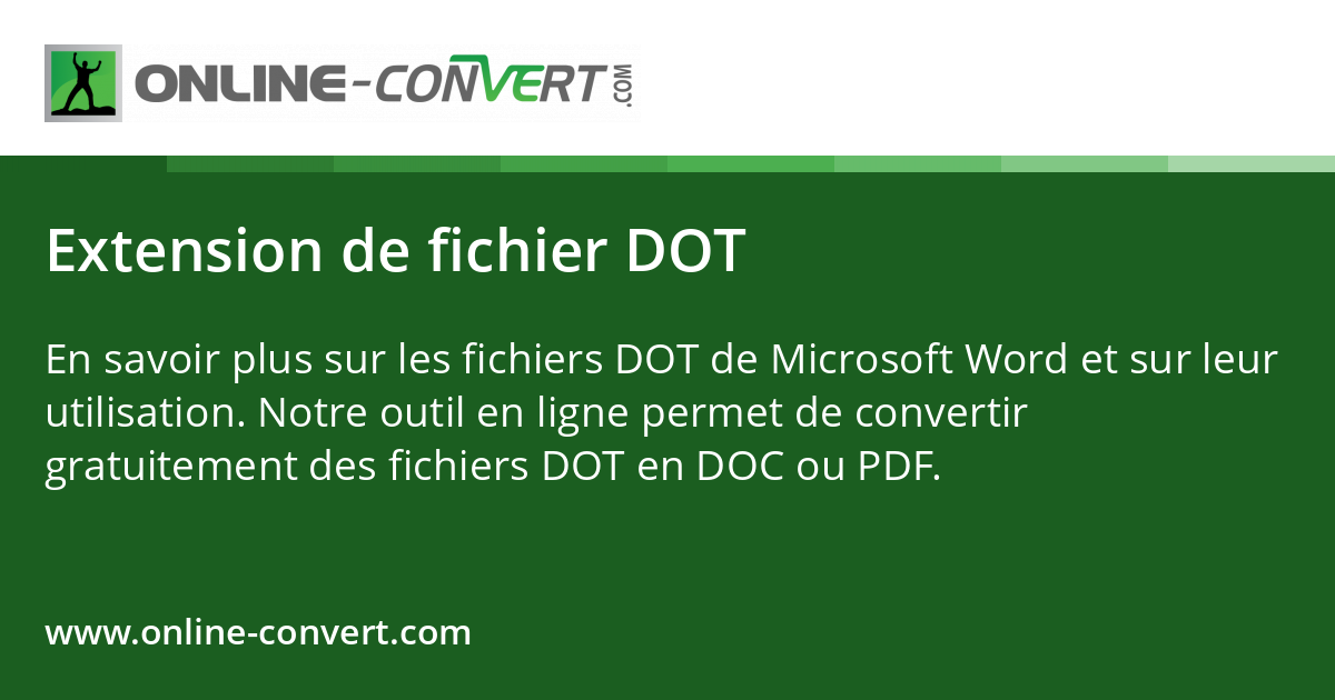 Extension de fichier DOT