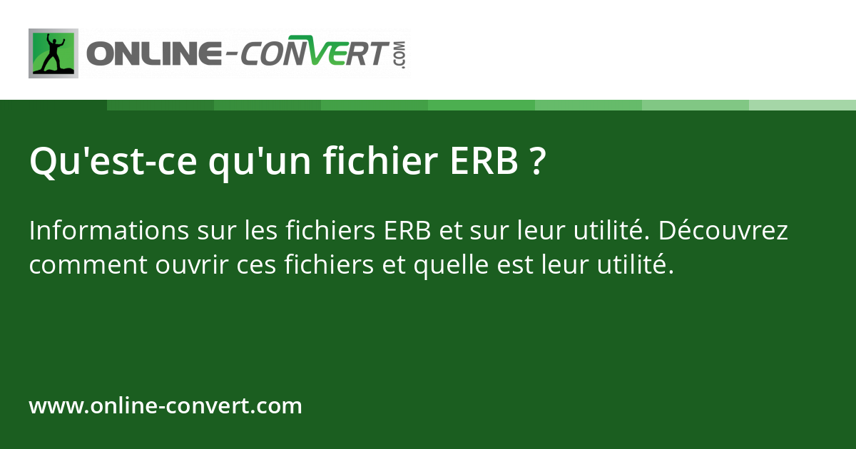 Qu'est-ce qu'un fichier ERB