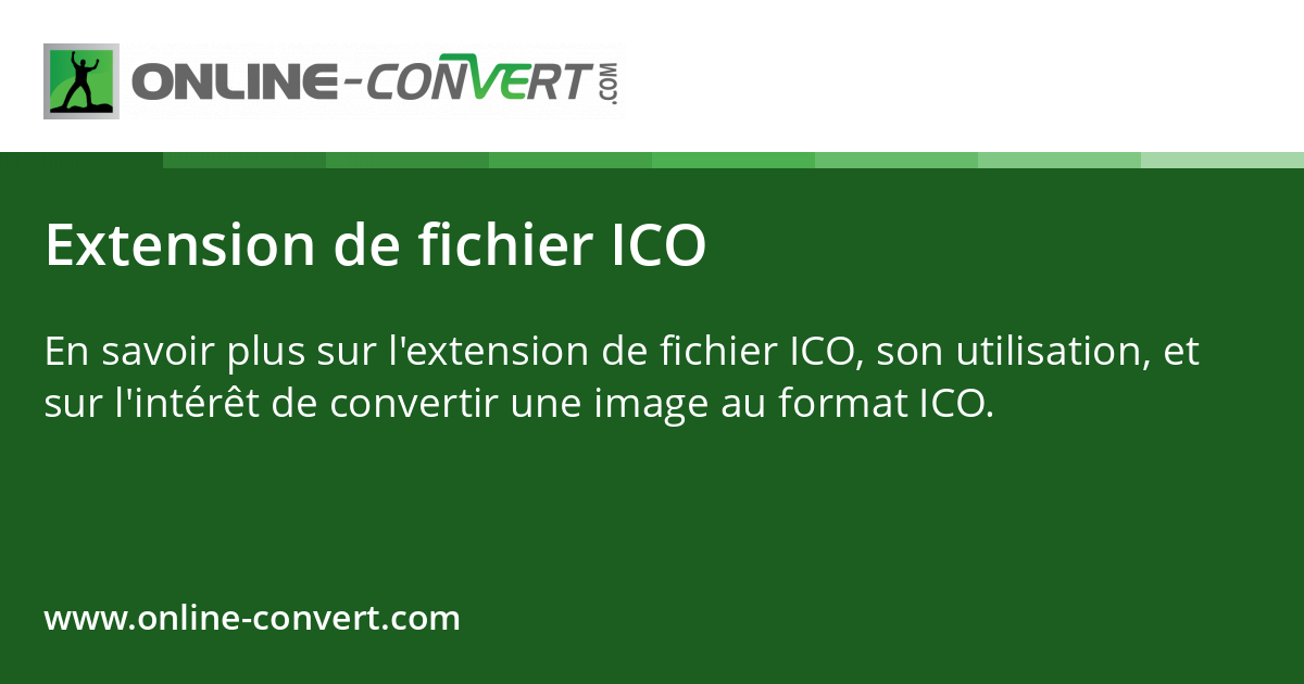 Extension de fichier ICO