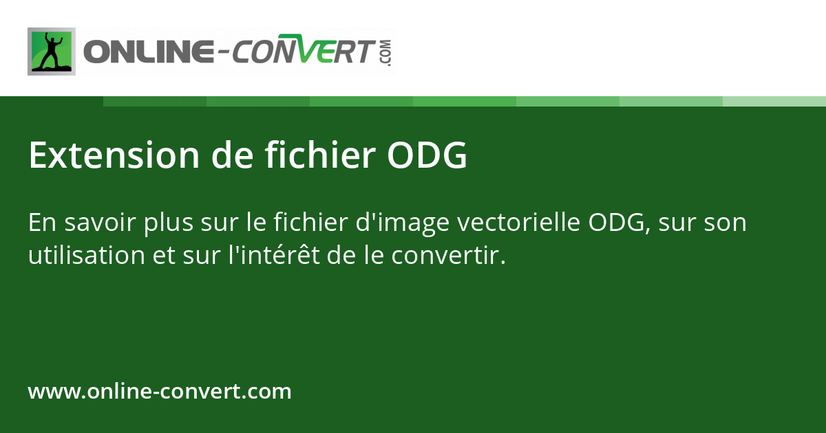 Extension de fichier ODG