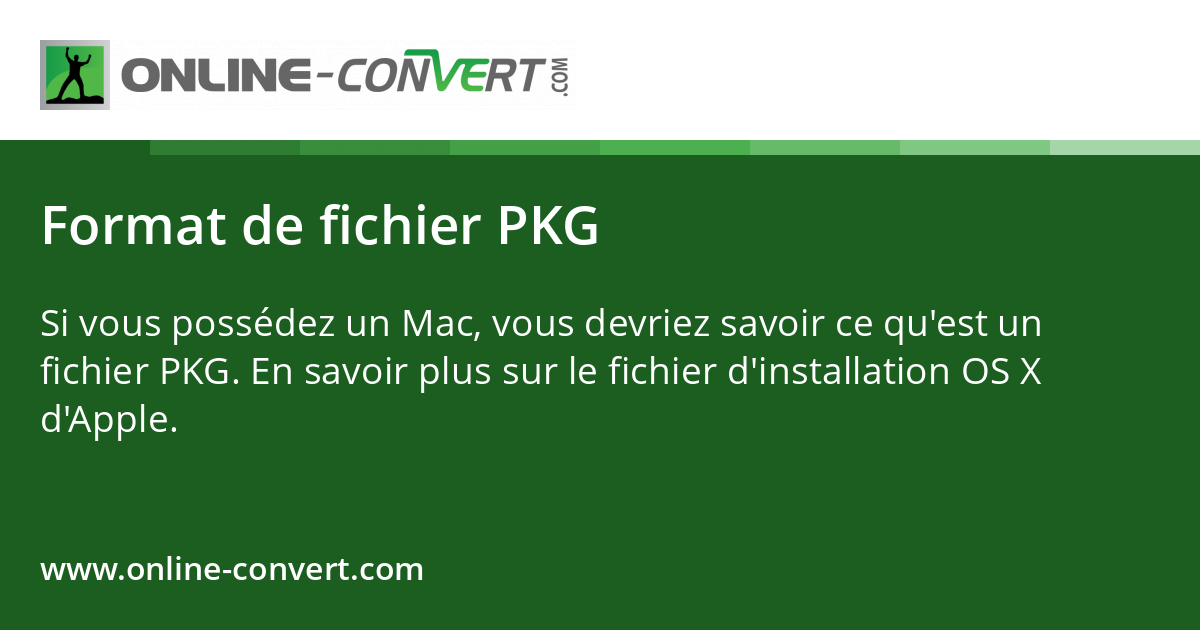 Format de fichier PKG