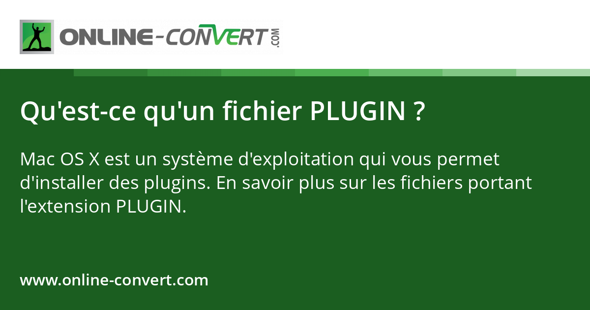 Qu'est-ce qu'un fichier PLUGIN