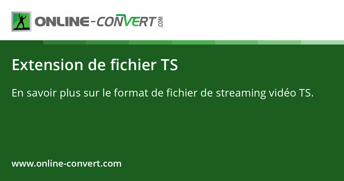 Extension de fichier TS