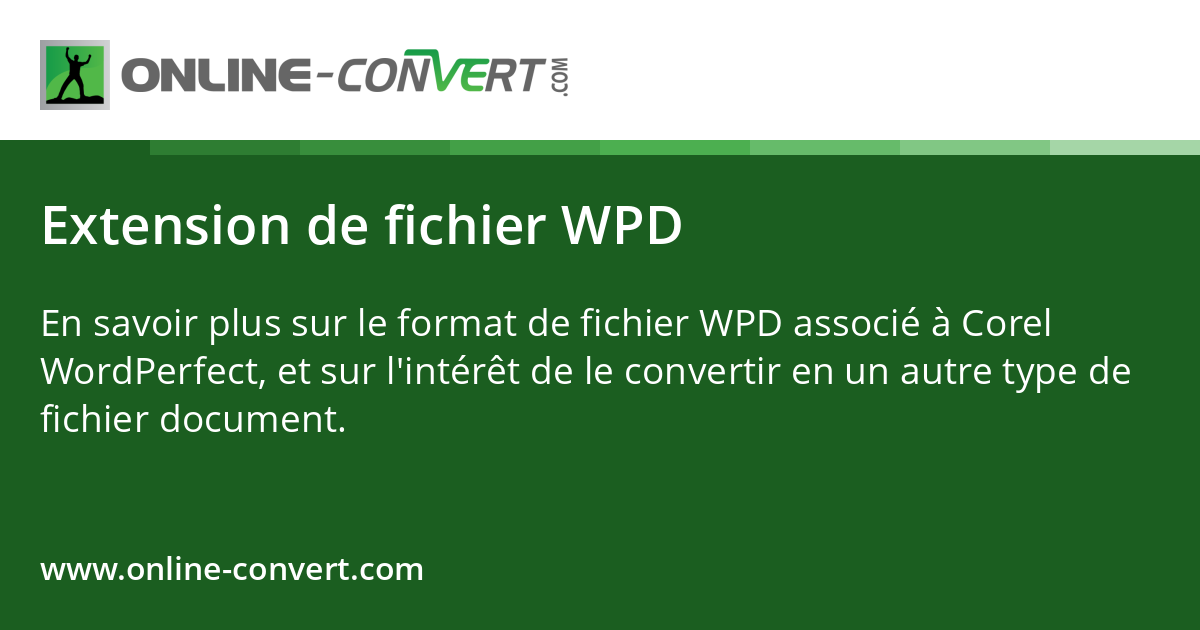 Extension de fichier WPD