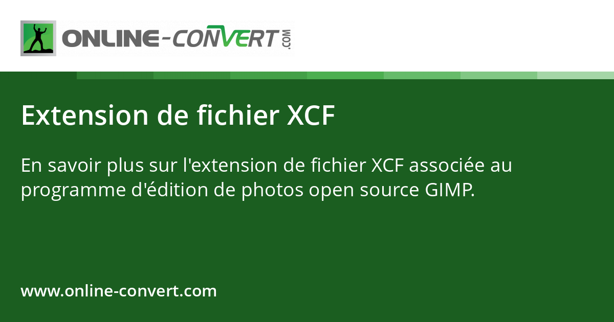 Extension de fichier XCF