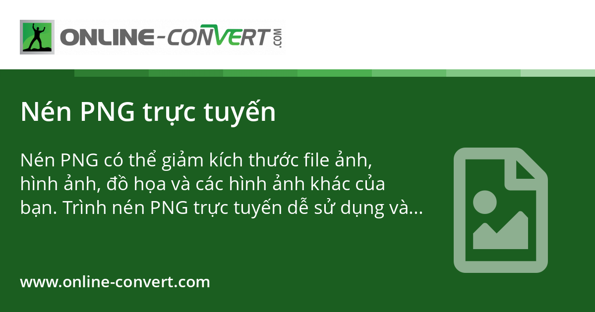 Nén PNG trực tuyến